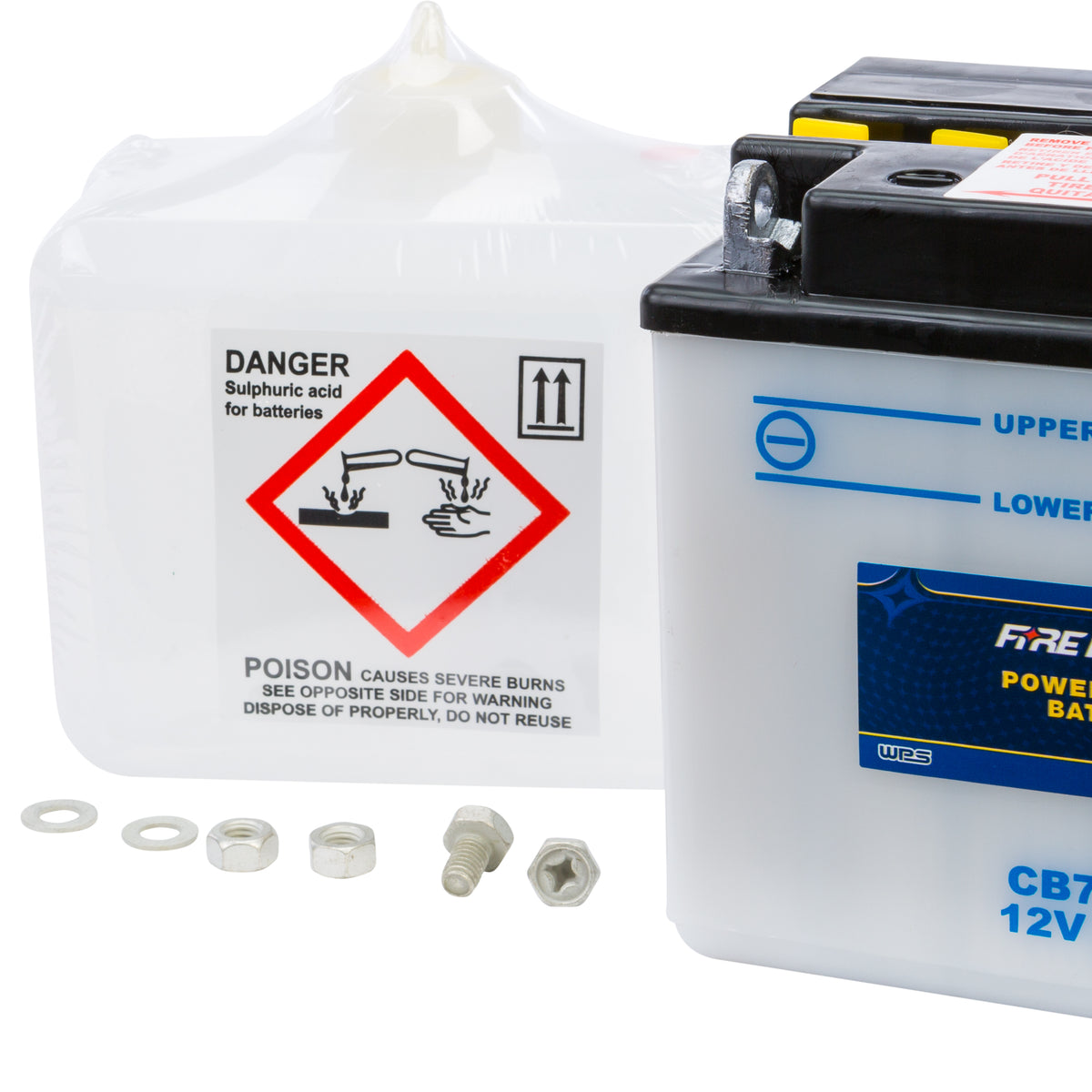 Battery W/Acid YB7C-A – LaBaron's Power Sports