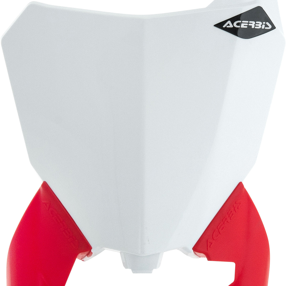 Front Number Plate Red/White – LaBaron's Power Sports