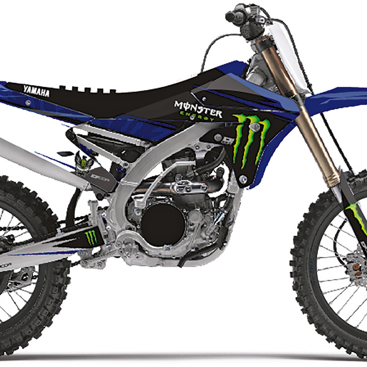 Monster Energy Complete Graphic Kit White Background – LaBaron's Power ...